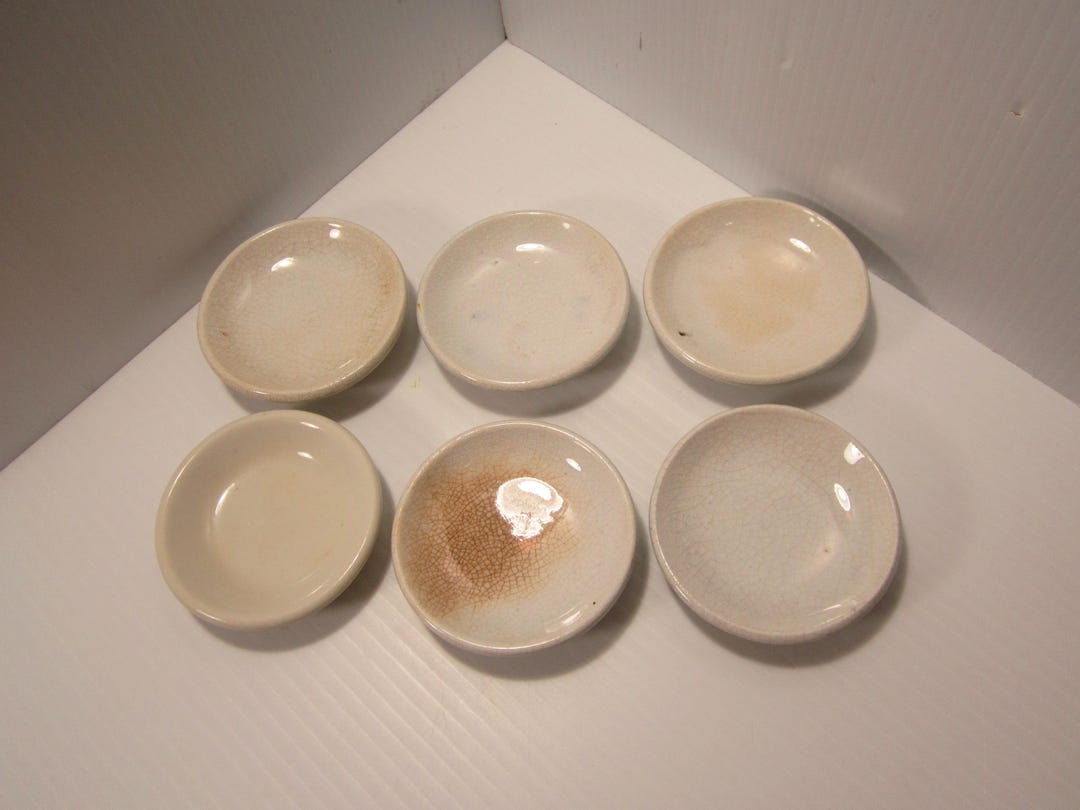 Antique White Ironstone Butter Pats Lot - Etsy