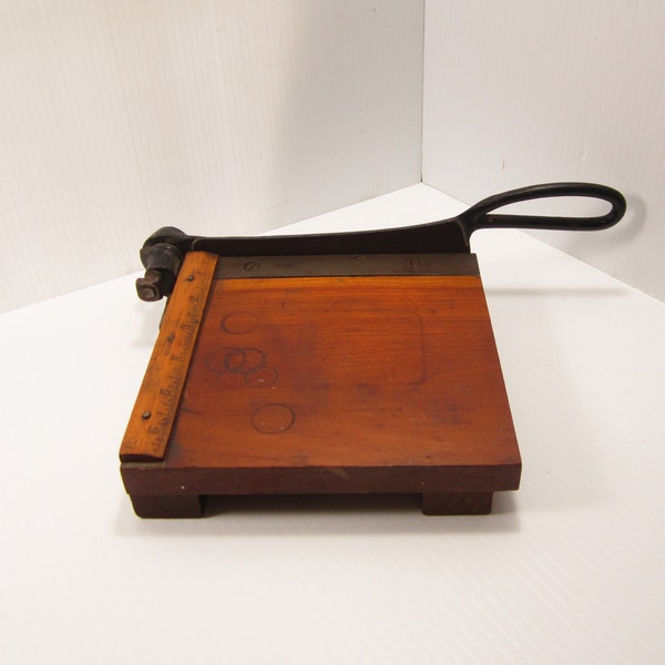 Vintage Paper Cutter - Etsy