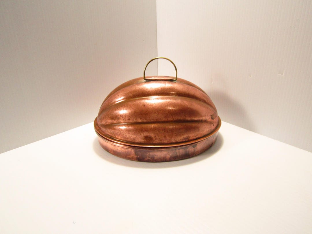 Antique Solid Copper Kreamer Pudding Cake Melon Mold - Etsy