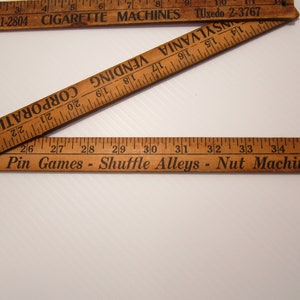 Antique Folding Yard Stick Vending Advertising - Etsy