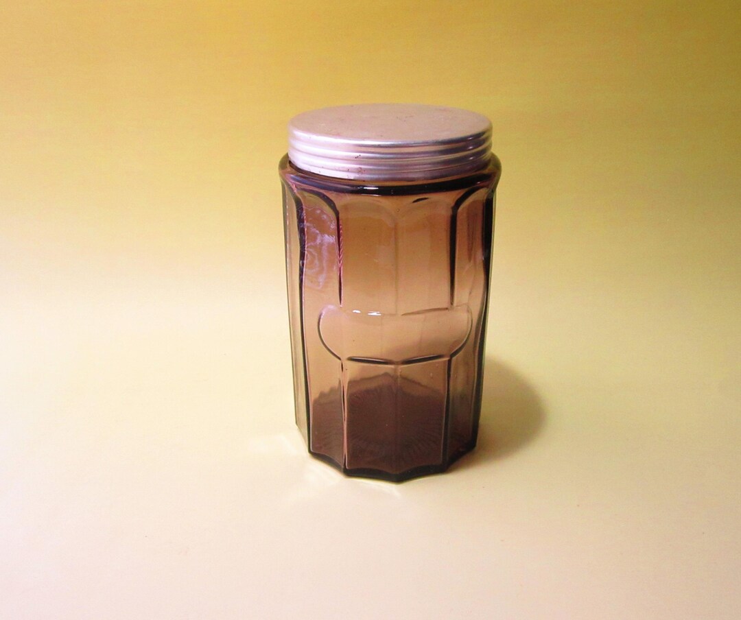 RARE Antique Brown Hoosier Coffee Jar - Etsy