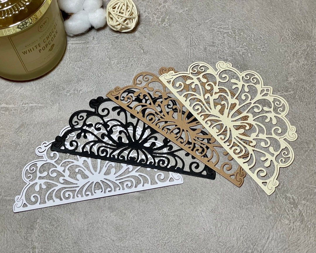 Set of 4 Border Paper Die Cuts for Albums, Scrapbook Pages, Crafts ...