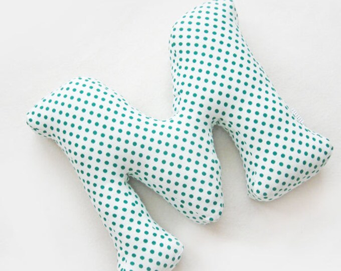 Children Personalized Pillow, Letter M - Etsy