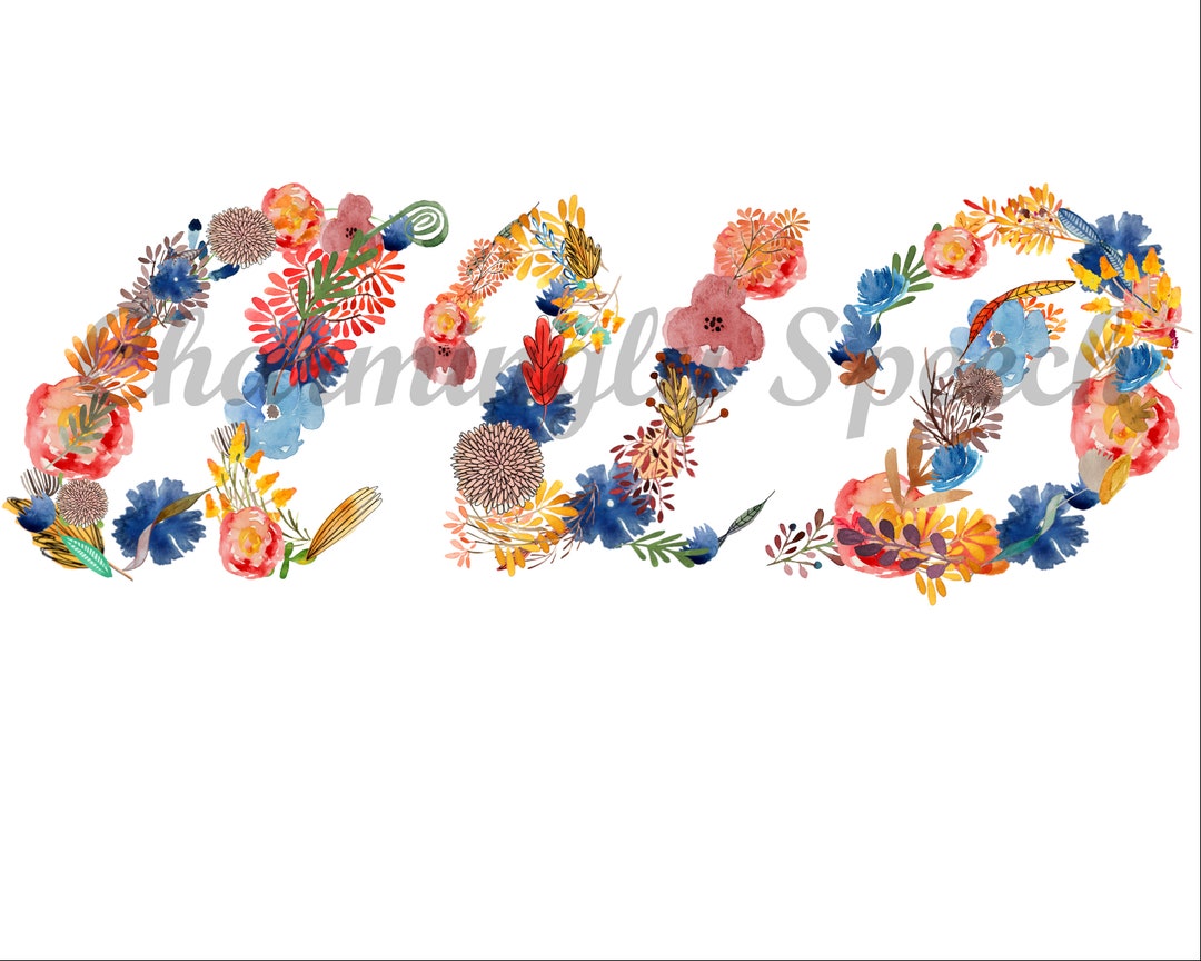 Audiologist Audiology AUD Flower Watercolor Initials Sign, Office Sign ...