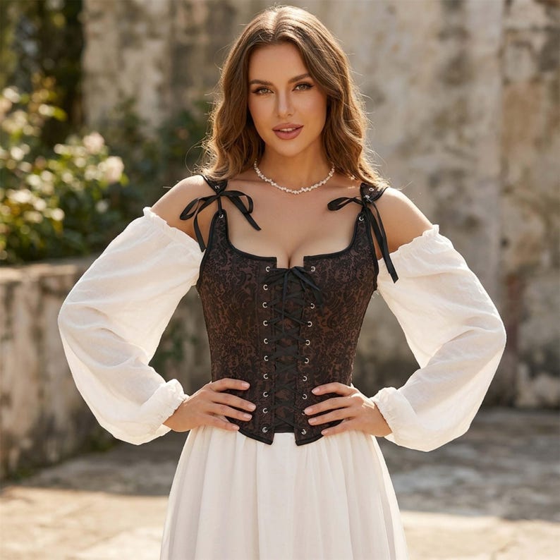 Medieval Corset for Womens | Renaissance Bodice Top | Ren Faire Corset ...