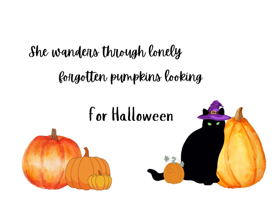 She Wanders Black Cat Halloween Digital Download Design Svg, Pdf, Png ...