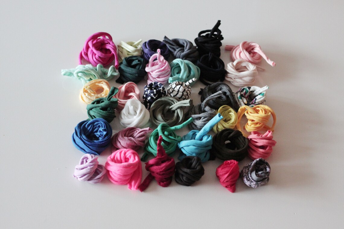 Zpagetti Yarn Set, Cotton T-shirt Yarn for Jewelley Making, 1 Meter (1. ...
