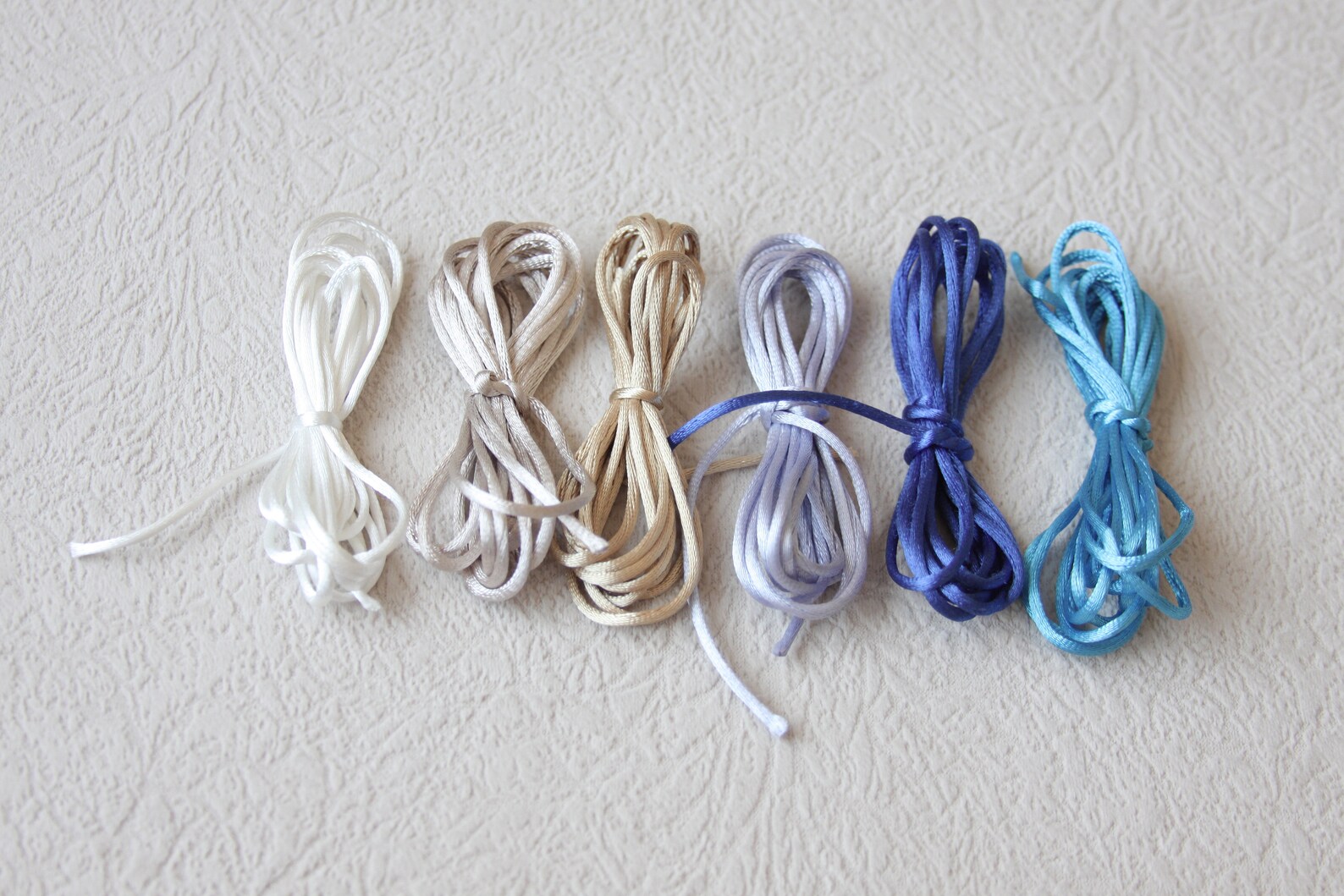 Rat tail SET 24 colors x 1 meters Rattail Cord Knotting | Etsy