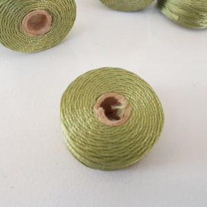 300 Yards Green Nylon Cord 3 Ply Set of 10 Nylon Beading Cord, Jewelry ...