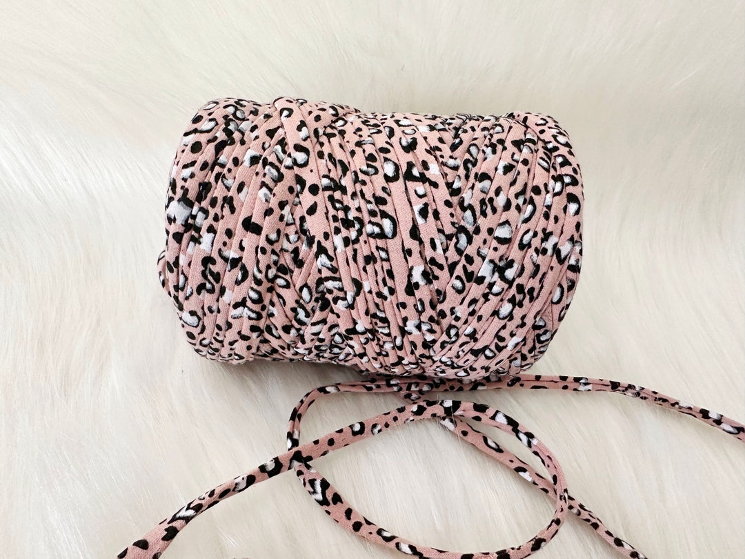 5/10 Meters Leopard Patterned Trapilho for Basket Crochet, Trapillo ...