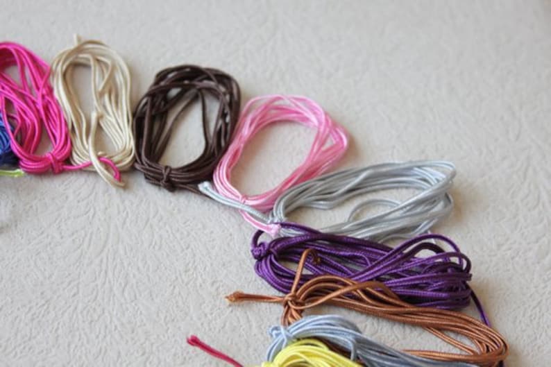 Soutache Braid MINI SET, 23 Colors 1 Meters Each, Passementerie Braid ...
