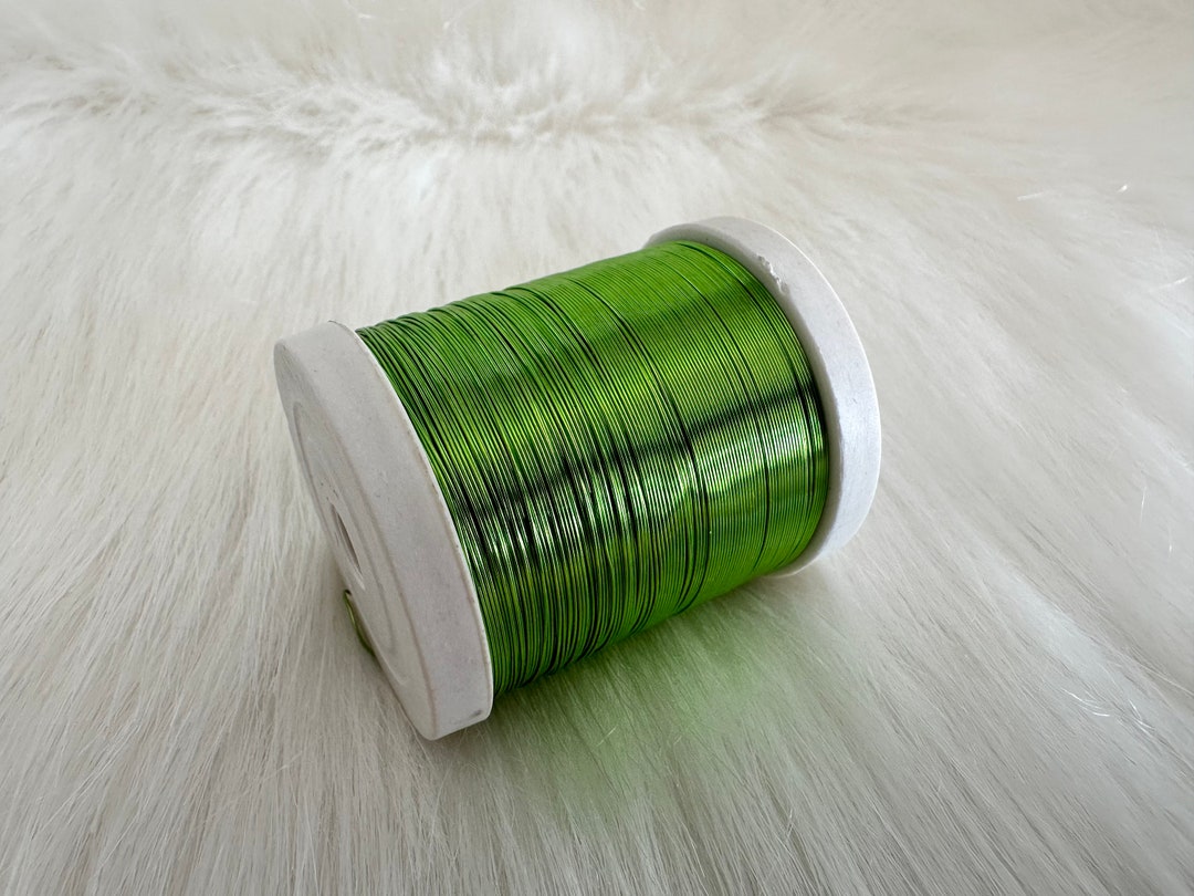 30 Meters 28 Gauge Craft Wire, Craft Supply Copper Wire, Green Craft ...