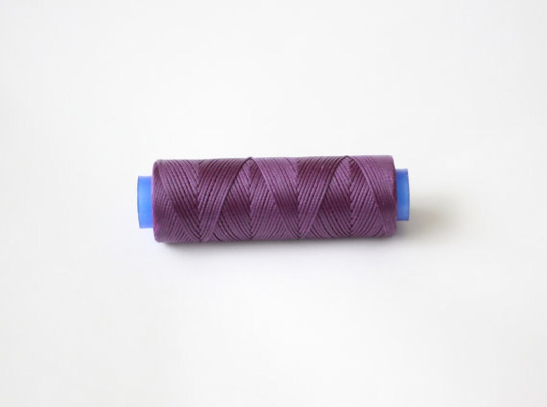 1 Spool 110 Yards (100 Meters) Purple Waxed Cord, Waxed String, Beading ...