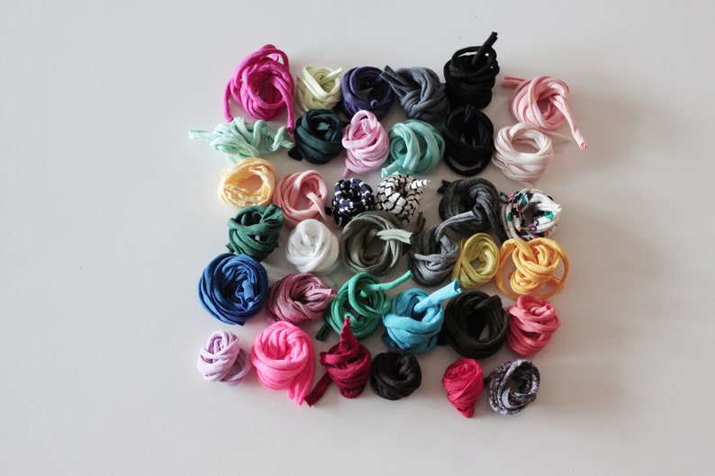 Zpagetti Yarn Set, Cotton T-shirt Yarn for Jewelley Making, 1 Meter (1. ...
