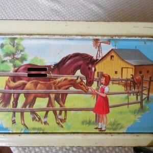 Vintage Lassie and Black Beauty Metal Lunch Box. 60s Lunch Box. - Etsy