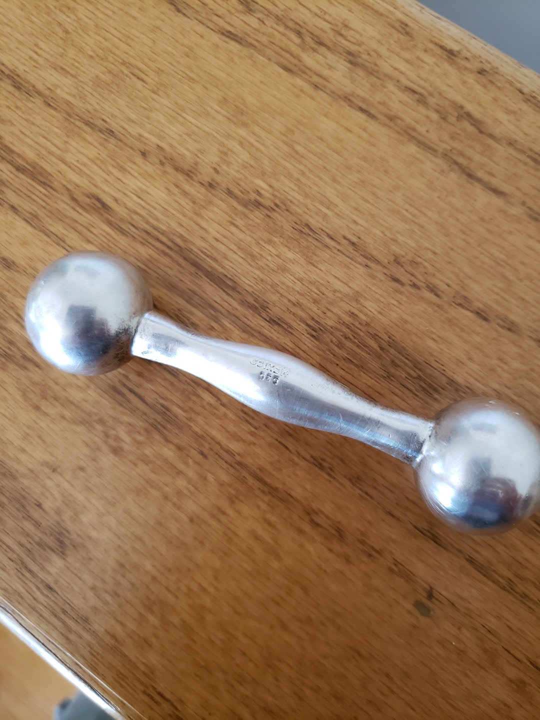 Vintage Sterling Silver Mexican Rattle. Musical 925 Baby Item, Baby ...