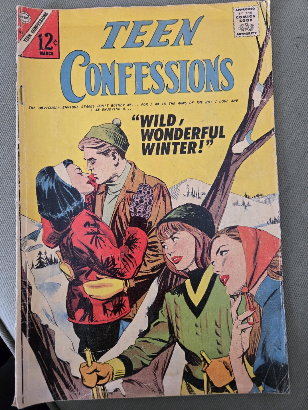 Vintage Teen Confessions Comic, March 1966. Twelve Cent Collectible ...
