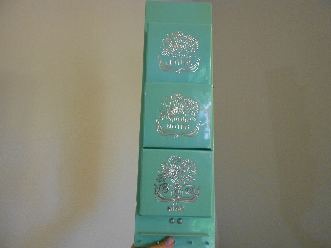 Vintage Letter Container, Sorter. Vintage Kitchen Item. Key Hanger, Key ...