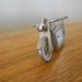 Vintage Timex Motorcycle Clock. Silver Mini Motorcycle Figure. - Etsy