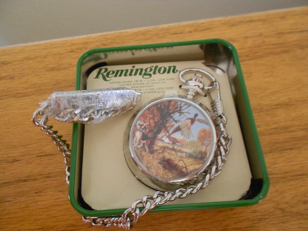 Vintage Remington Pocket Watch. New in Package. Sportsman Watch. - Etsy