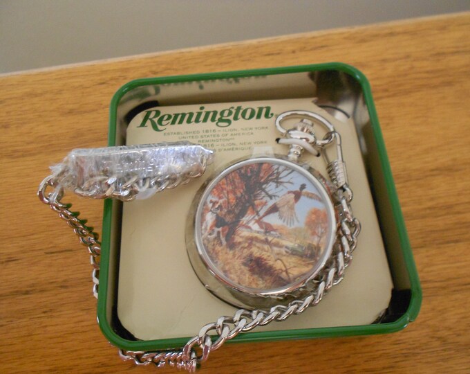 Vintage Remington Pocket Watch. New in Package. Sportsman Watch. - Etsy