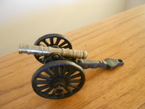 Vintage Cast Iron Cannon. Toy Miniatures. Antique Kids Toys. | Etsy