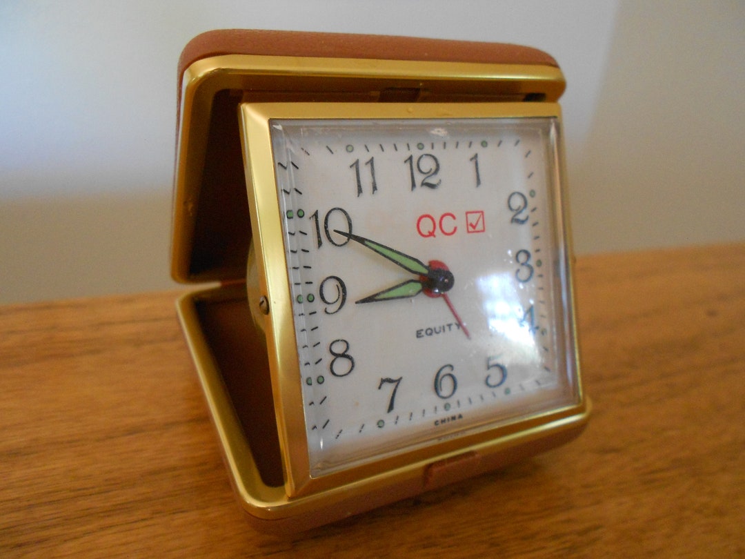 Equity Vintage Travel Alarm Clock. Vintage Timepiece. - Etsy
