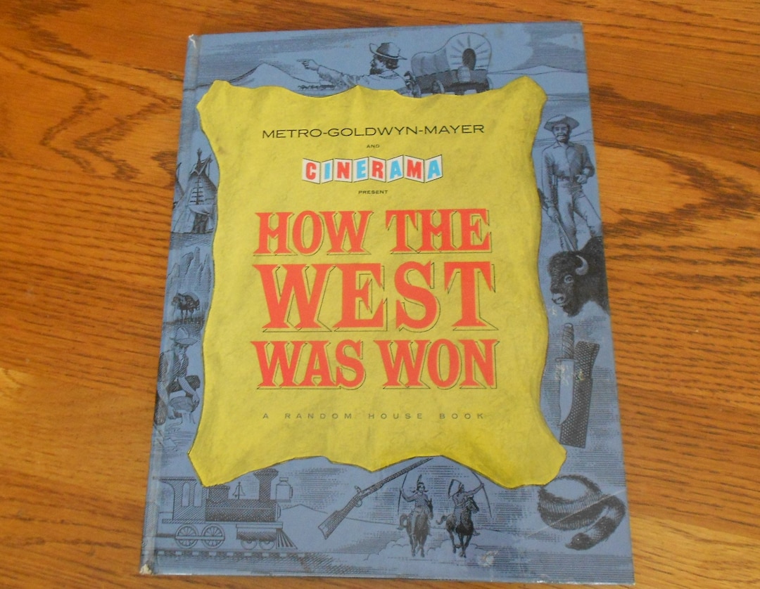 How the West Was Won Vintage Book. Antique Western Book. Metro - Etsy