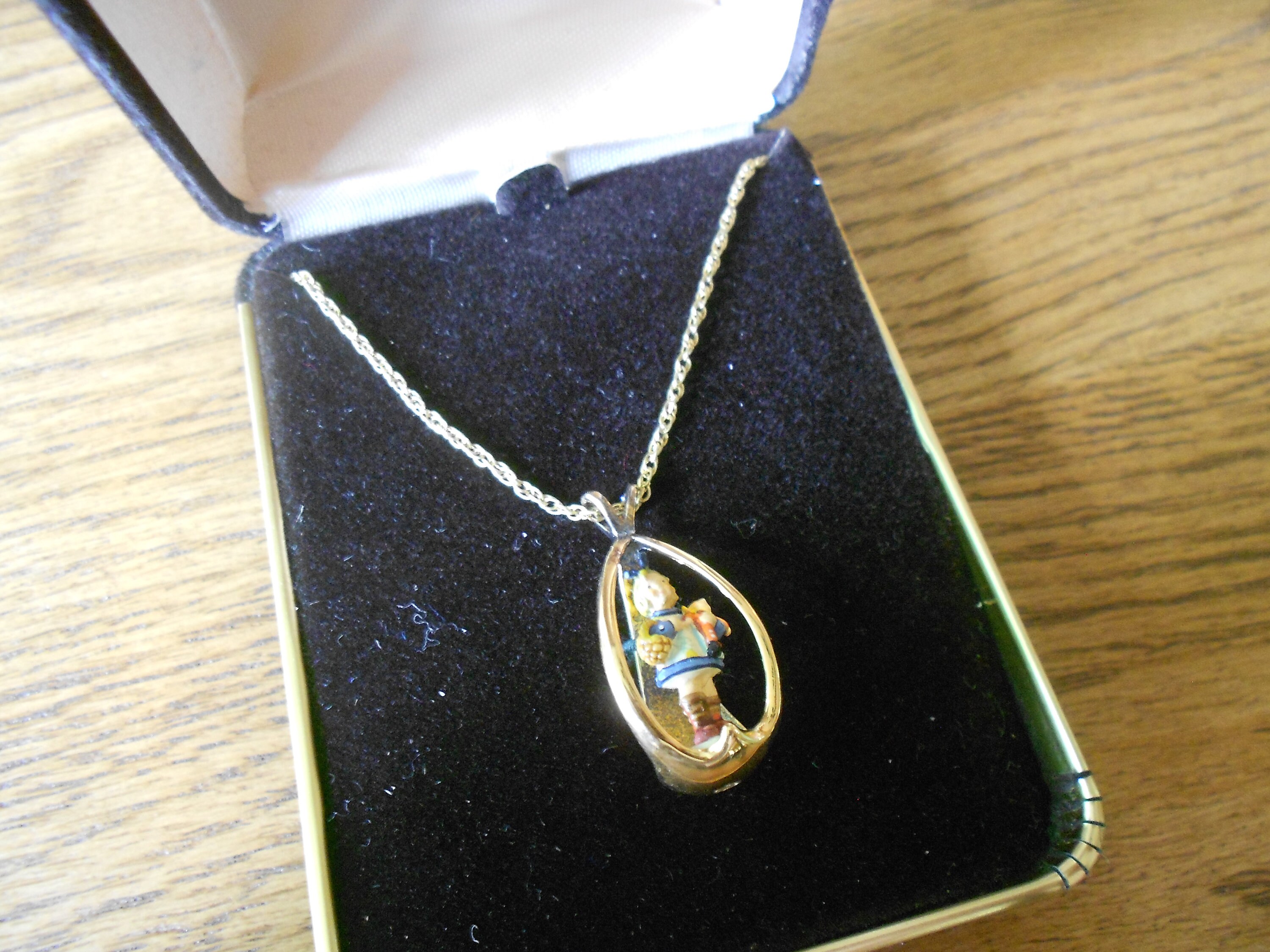 Vintage Goebel Collectors Club Series Necklace. 14k Collectible Pendant ...