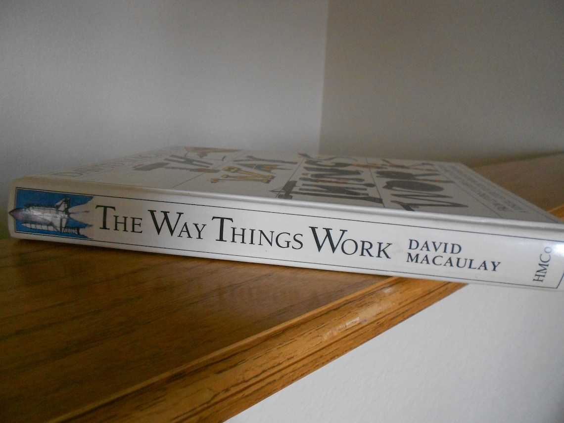 Vintage book The Way Things Work by David Macaulay. British | Etsy