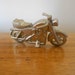 Vintage Timex Motorcycle Clock. Silver Mini Motorcycle Figure. - Etsy