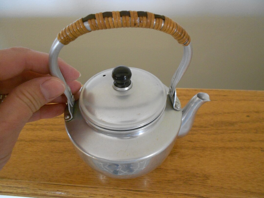Vintage Japanese Silver Teapot With Strainer. Two Cup Tea Pot. - Etsy