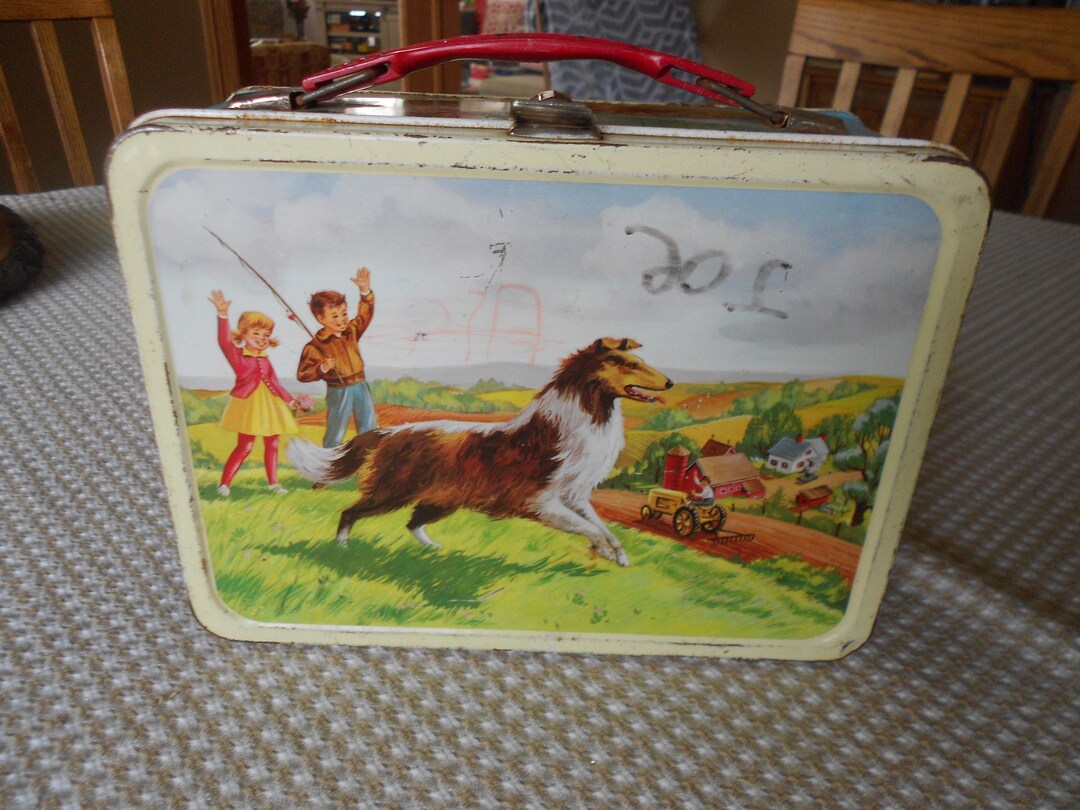 Vintage Lassie and Black Beauty Metal Lunch Box. 60s Lunch Box. - Etsy