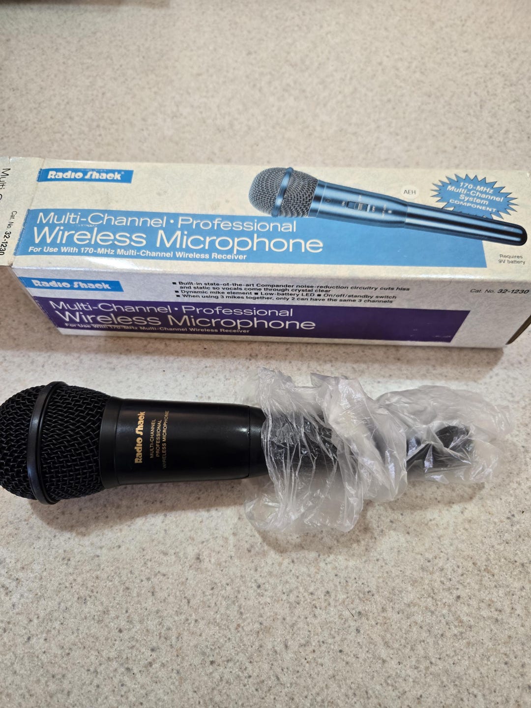 Vintage Radio Shack Wireless Microphone. New Old Stock. Original ...