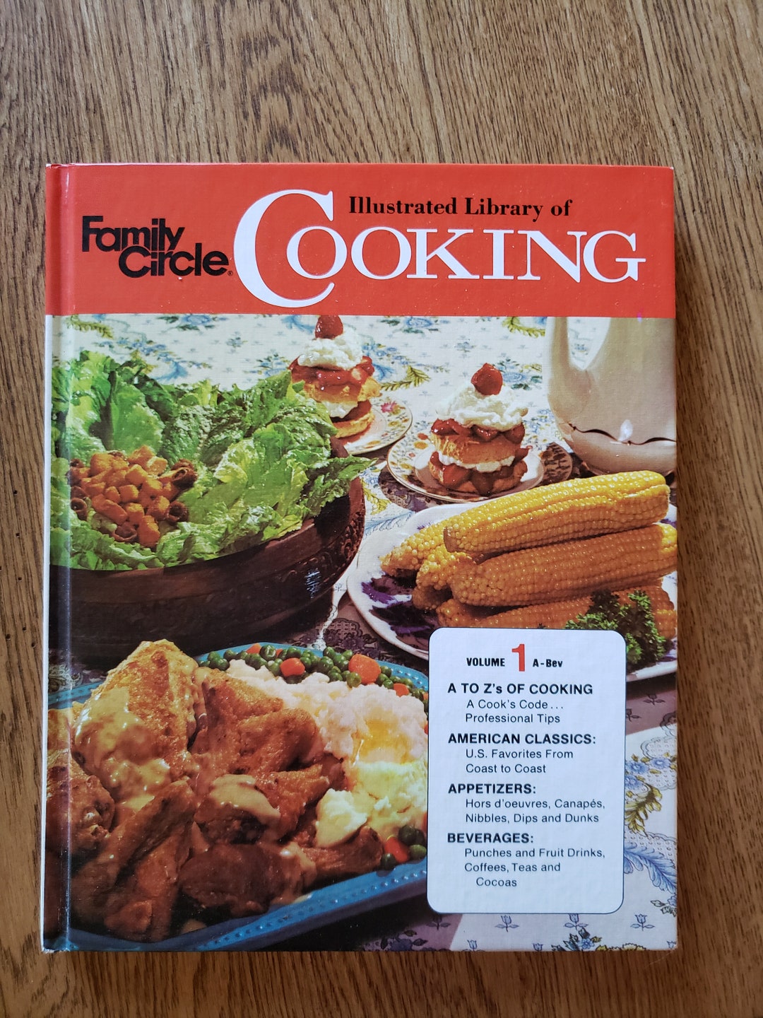 Vintage Family Circle Illustrated Library of Cooking. Cookbook. 70s ...