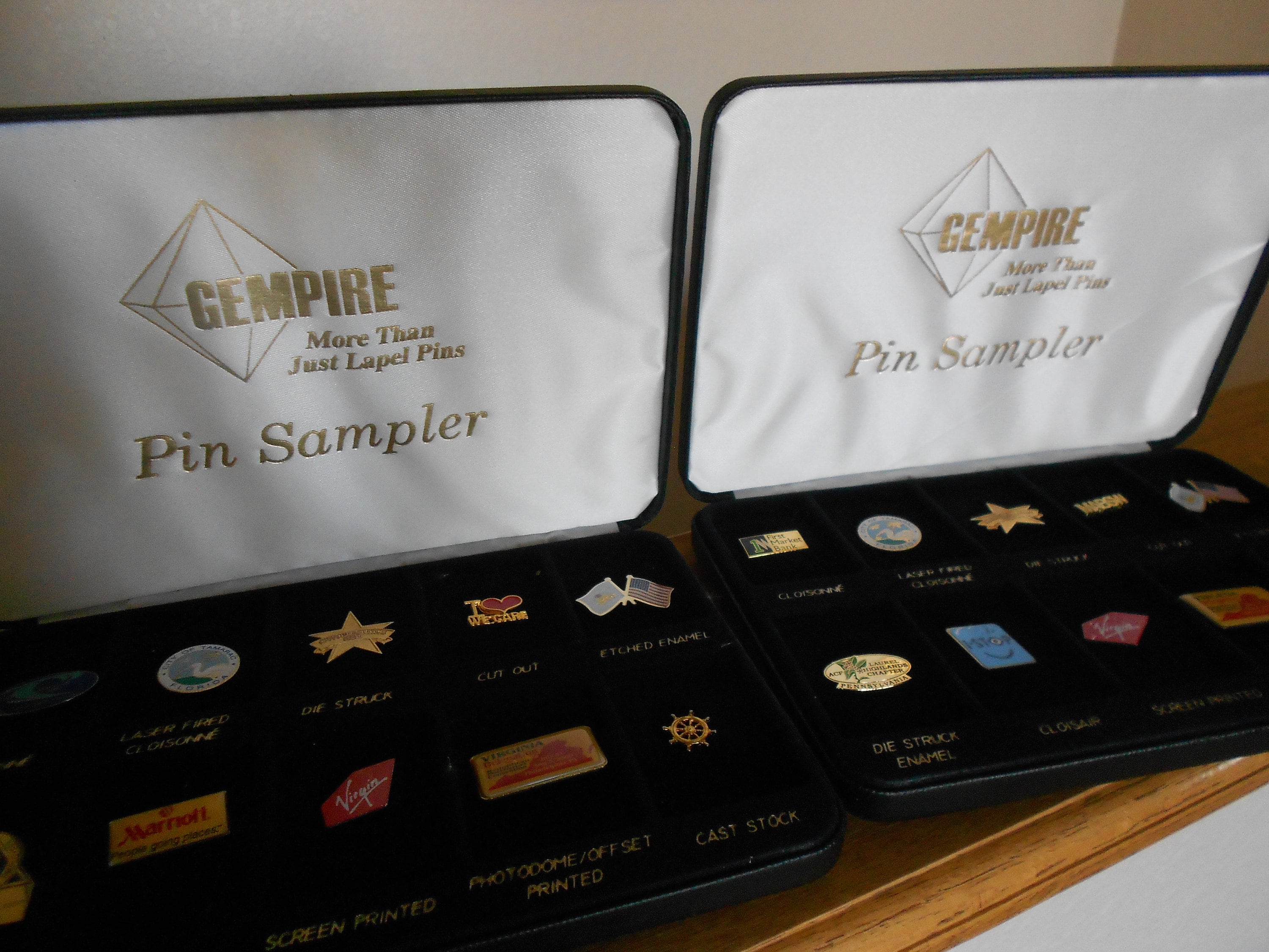 Vintage Salesman Sample Cloisonne Pin. Advertising and Ommemorative ...