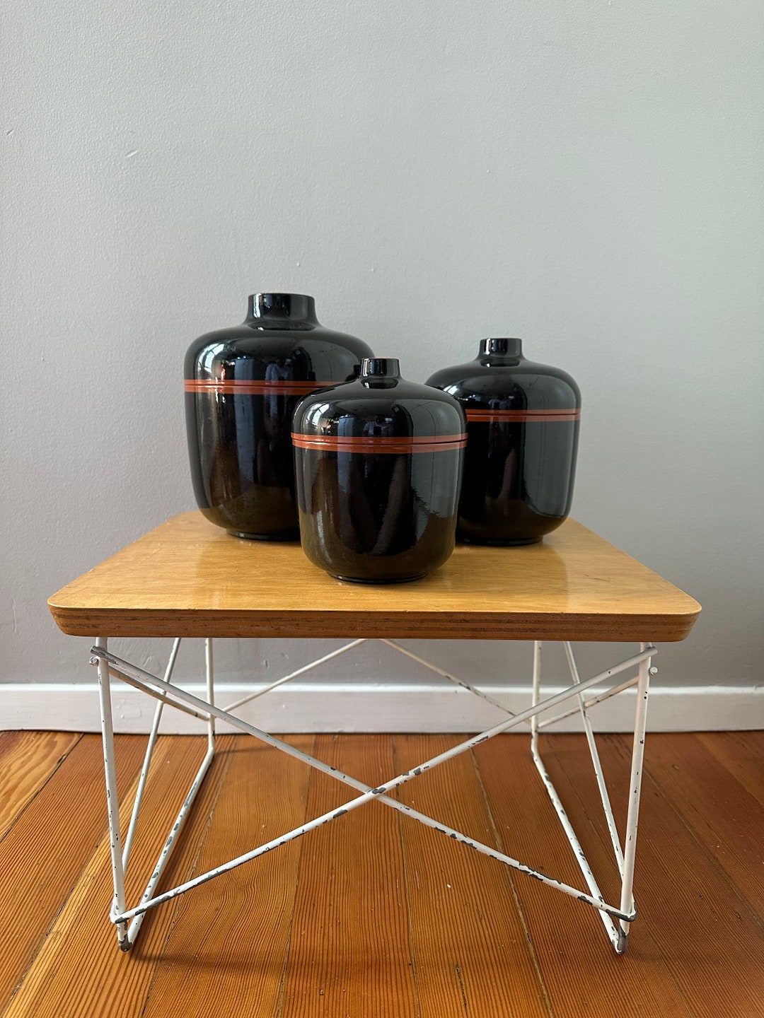 Set of Three Japanese Taylor & Ng Plastic Canisters San Francisco - Etsy