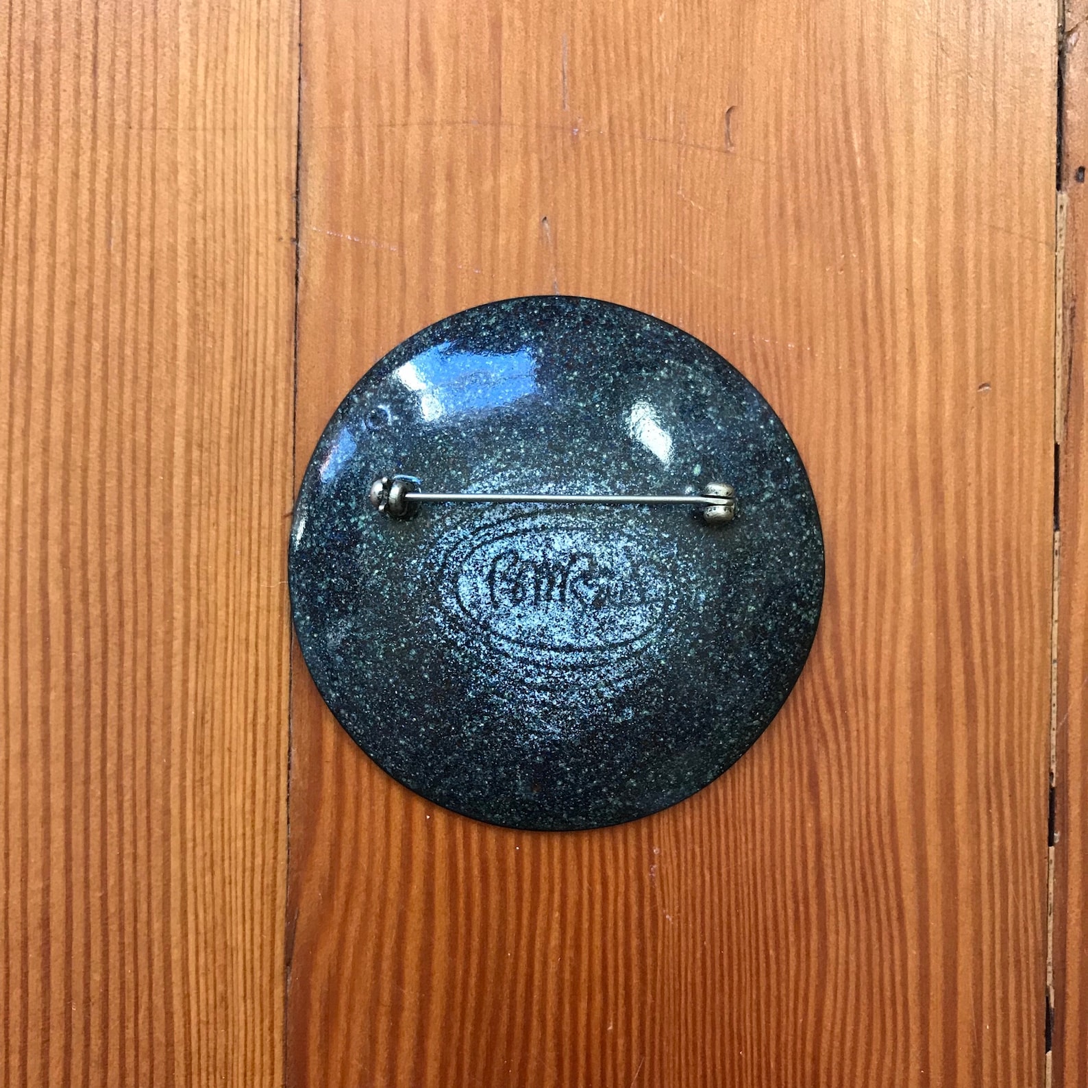 Vintage 1960's Barney Reid Enamel Pin - Etsy