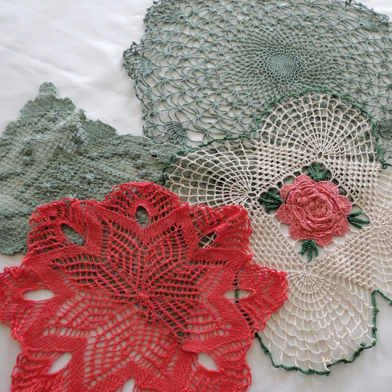 Colored Doilies - Etsy