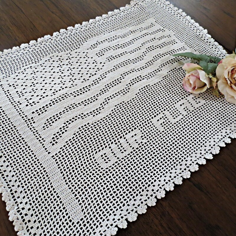 Crochet Door Curtain - Etsy