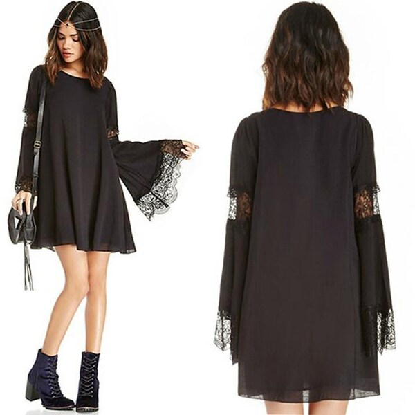 Bell Sleeve Dress - Etsy