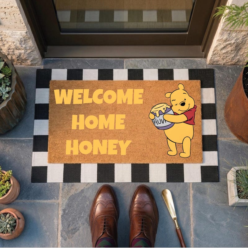 Winnie the Pooh Doormats - Etsy