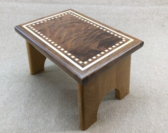 Handcrafted Solid Wood Step Stool - Etsy