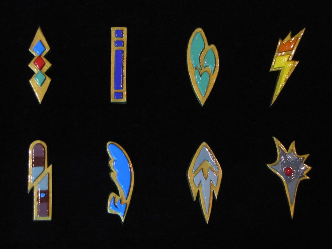 Pokemon Unova League Badge Set - Etsy