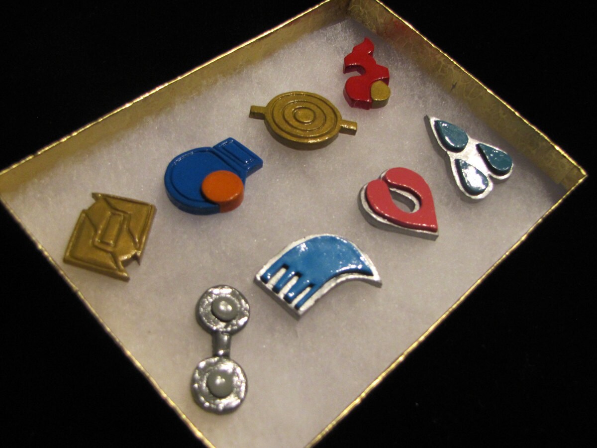 Pokemon Hoenn League Badge Set - Etsy