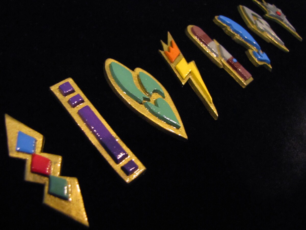 Pokemon Unova League Badge Set - Etsy