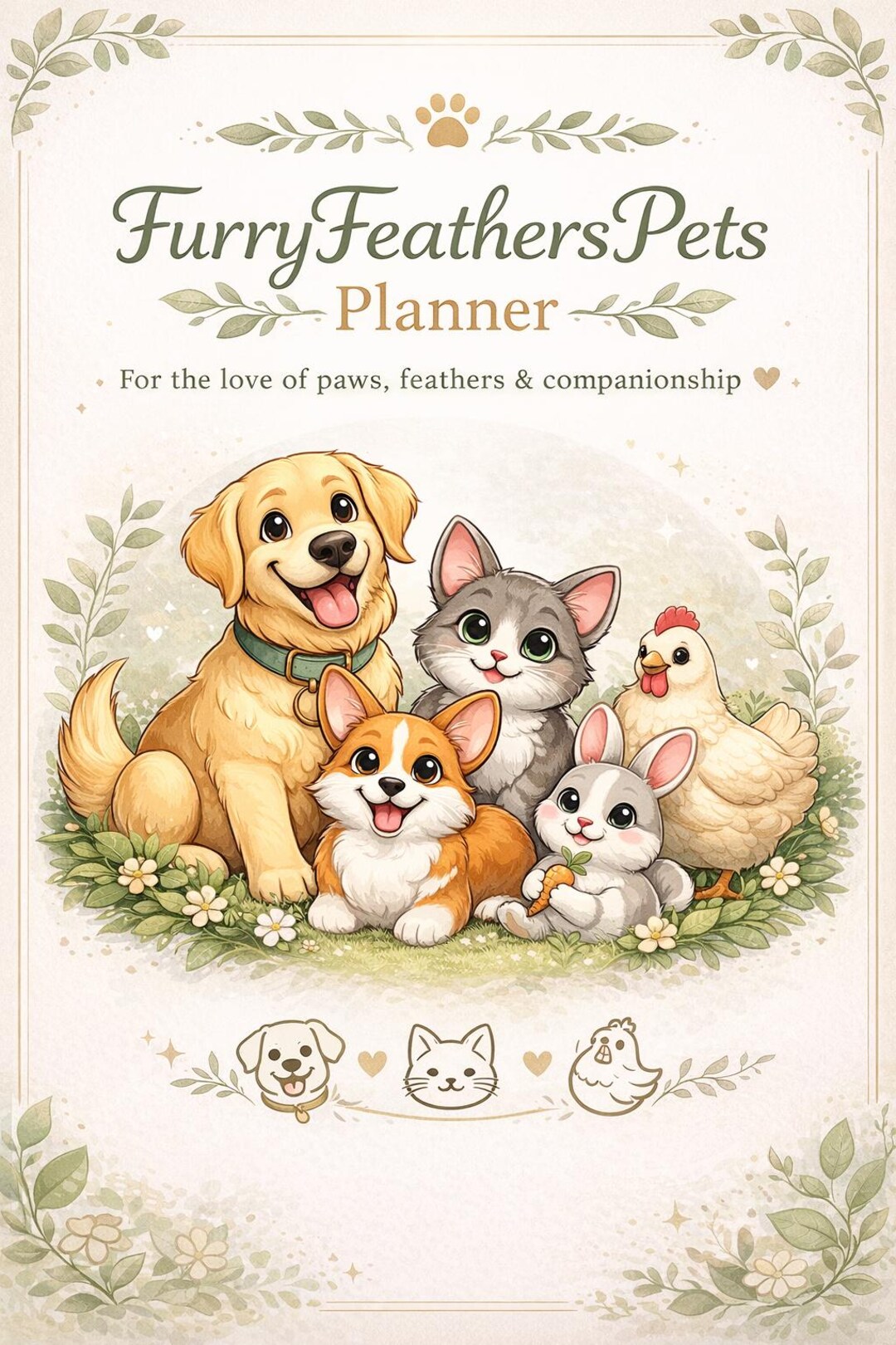 Bunny Edition Planner -printable - Instant- Download PDF - Etsy