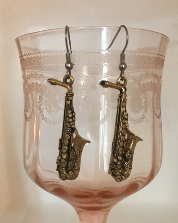 Musical instruments earrings 4 pairs - Gem