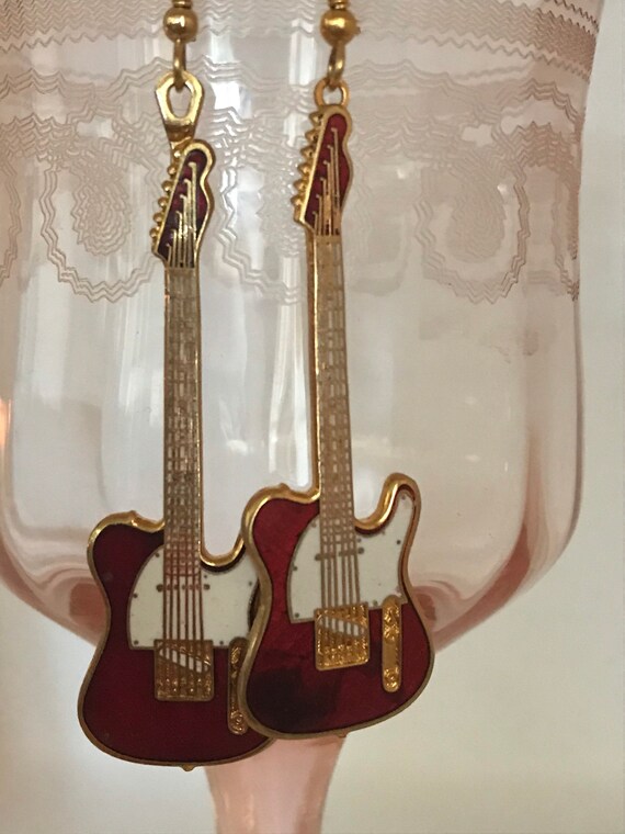 Musical instruments earrings 4 pairs - Gem