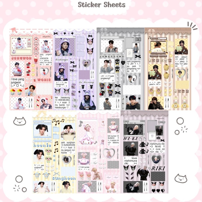 Enhypen Sunghoon Stickers - Etsy